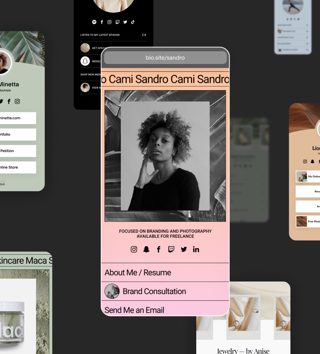 Bio Sites: Link in Bio Tool for Instagram & TikTok – Squarespace