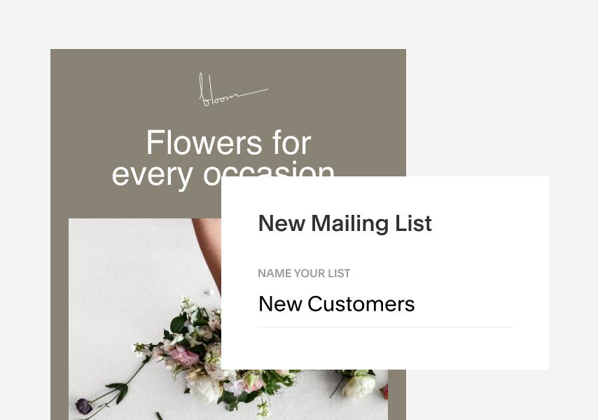 Email Marketing - Email Templates & Campaigns – Squarespace